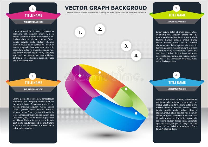 Vector Business Background with Sectional Chart Stock Vector ...