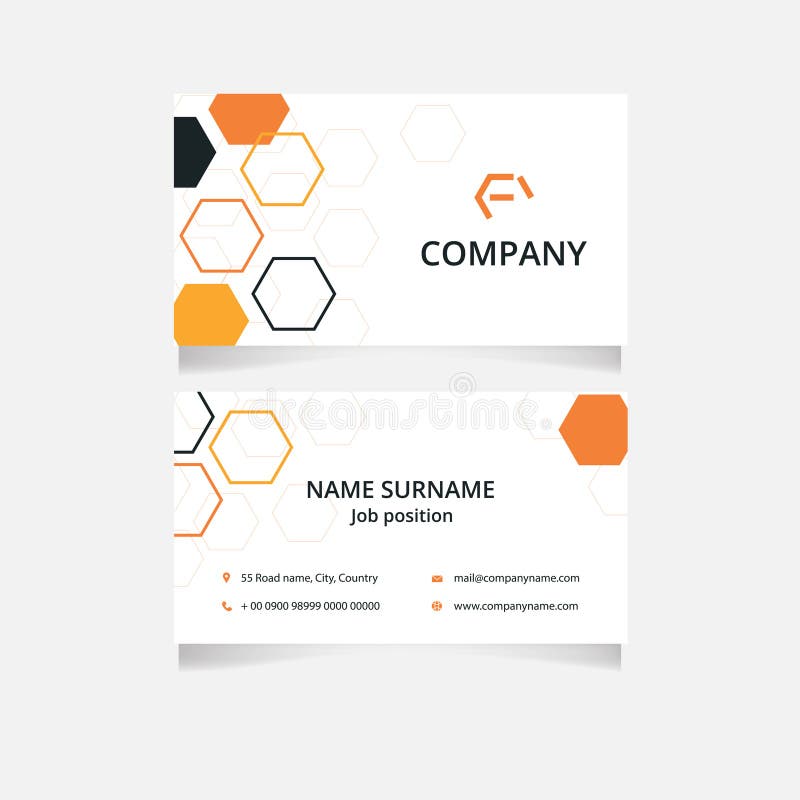 Vector Business Card Design. Simple Business Card.. Stock Vector ...
