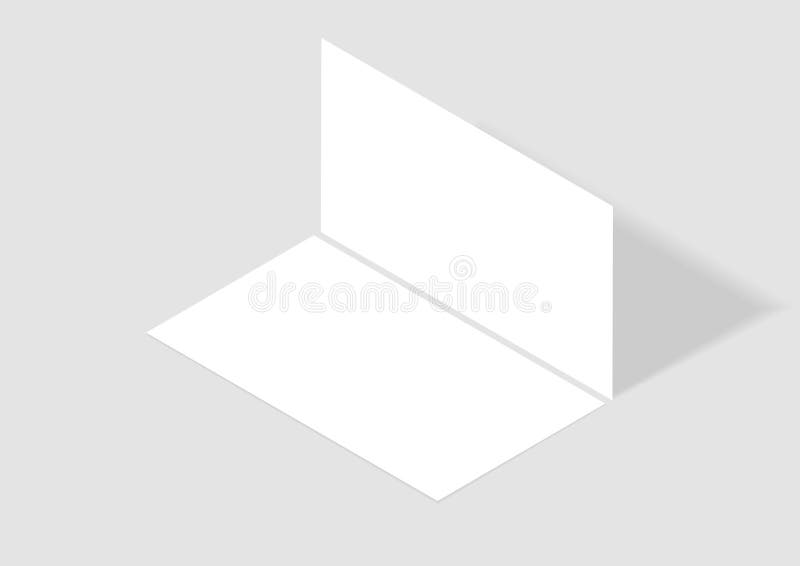 Vector Business Card Mock Up Template 4 Stock Vector - Illustration of ...