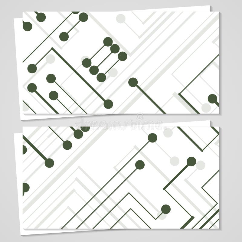 Vector Business-card Set for Your Design Stock Vector - Illustration of ...