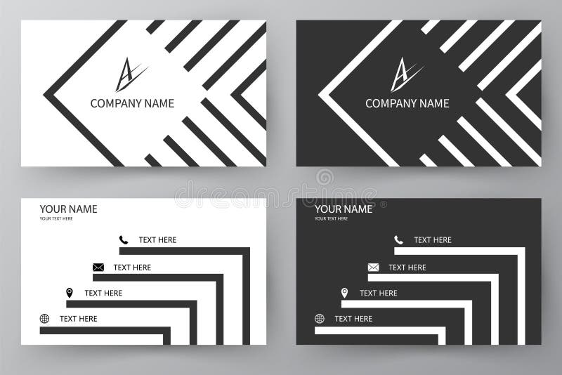 Vector Business Card. Visiting Card for Business and Personal Use ...