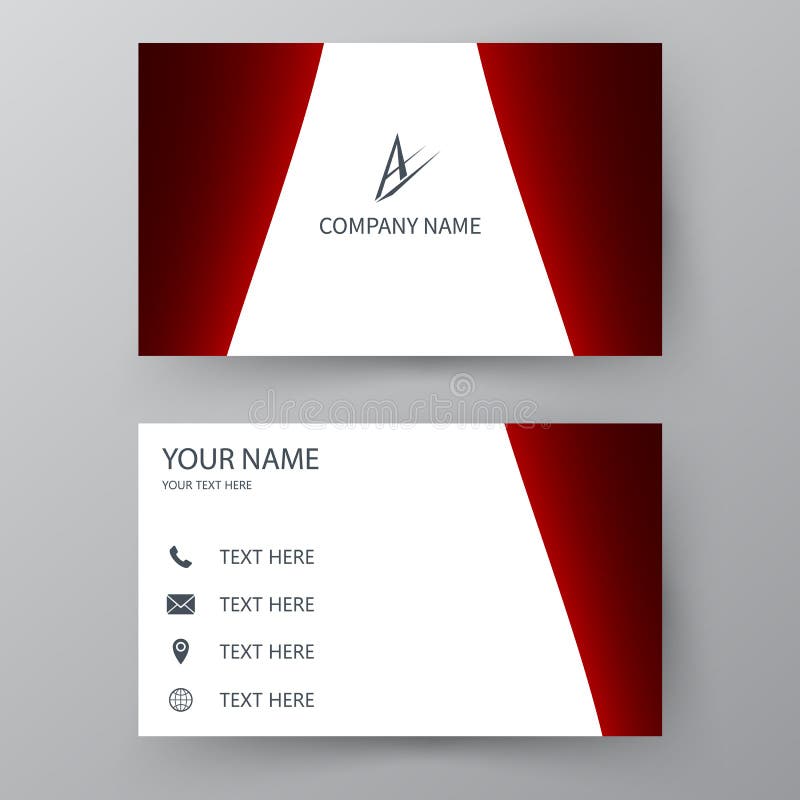 Vector Business Card. Visiting Card for Business and Personal Use ...