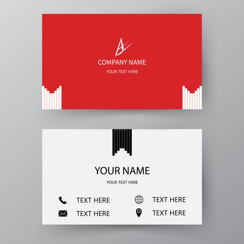 Vector Business Card. Visiting Card for Business and Personal Use ...