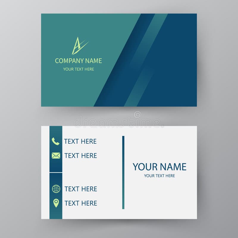 Vector Business Card. Visiting Card for Business and Personal Use ...