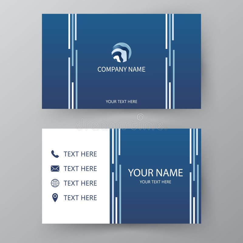 Vector Business Card. Visiting Card for Business and Personal Use ...