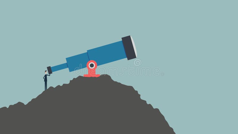 Vector Business Finance. Successful Vision Concept with Icon of ...