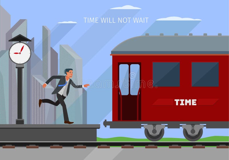 Vector Business Illustration Stock Vector - Illustration of flat, gone ...