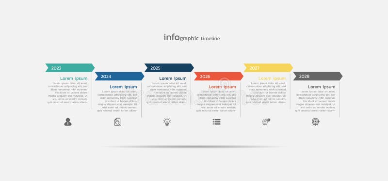 Vector Timeline Business Infographics Template Design Stock Vector ...