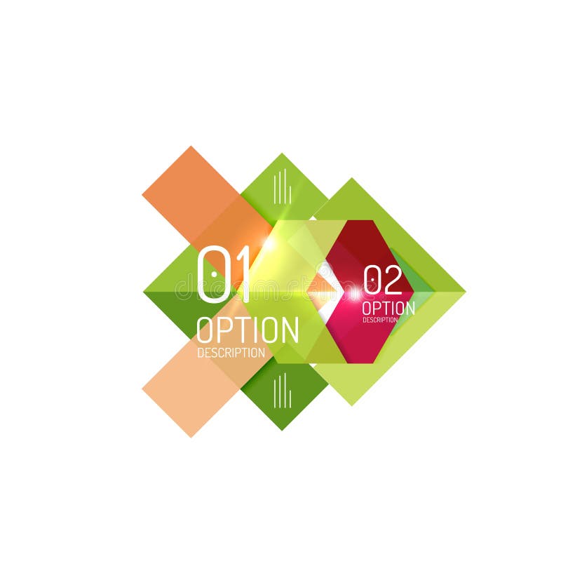 Vector Business Infographics, Option Select Stock Vector - Illustration ...