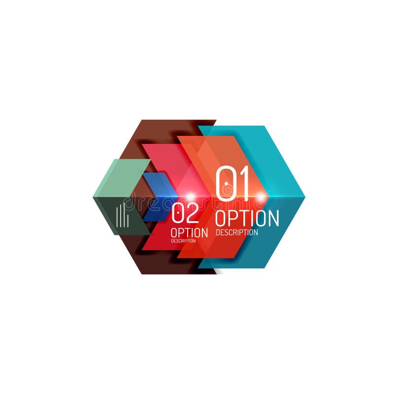 Vector Business Infographics, Option Select Stock Vector - Illustration ...