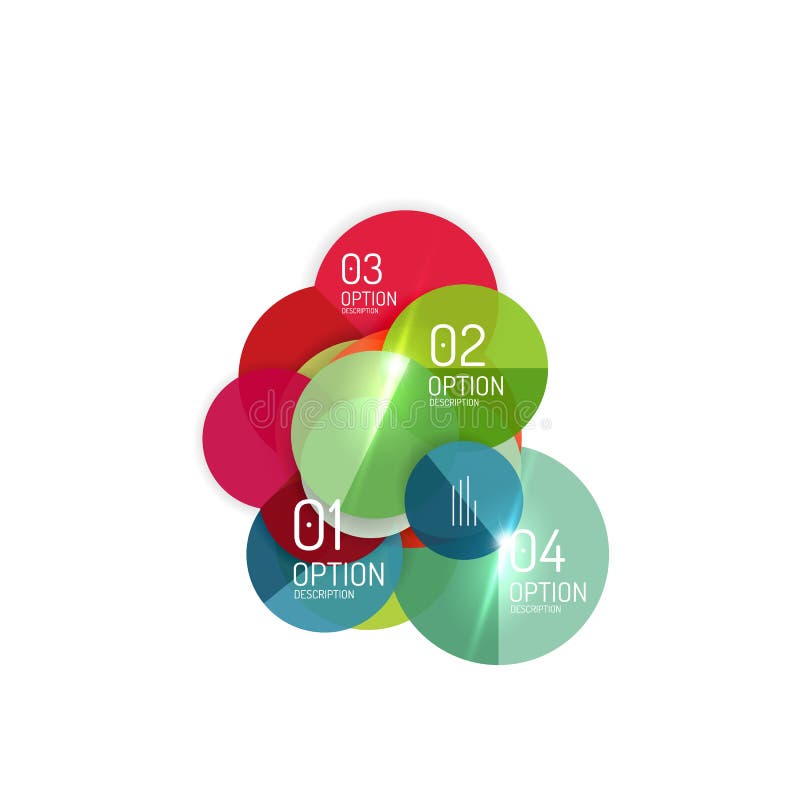 Vector Business Infographics, Option Select Stock Vector - Illustration ...