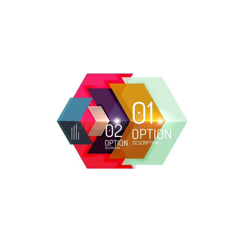 Vector Business Infographics, Option Select Stock Vector - Illustration ...