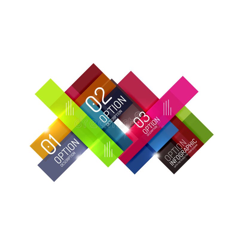 Vector Business Infographics, Option Select Stock Vector - Illustration ...