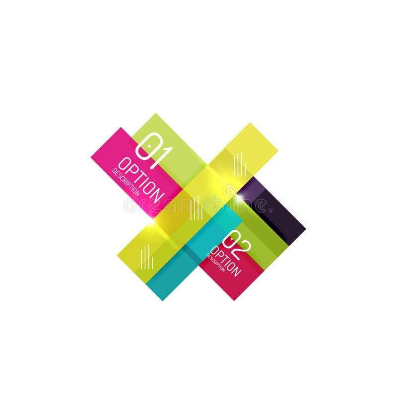 Vector Business Infographics, Option Select Stock Vector - Illustration ...