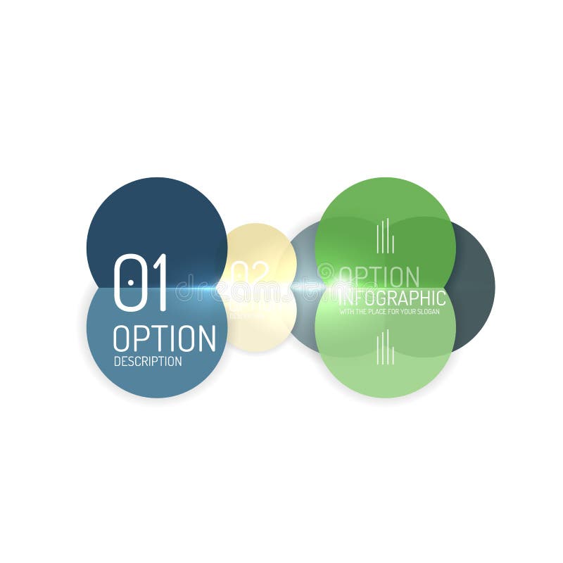 Vector Business Infographics, Option Select Stock Vector - Illustration ...