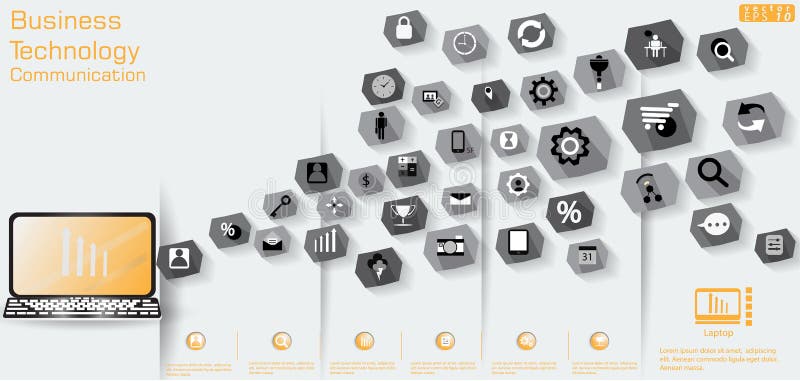 Business Lamp for Design Modern Idea and Concept Vector Illustration ...