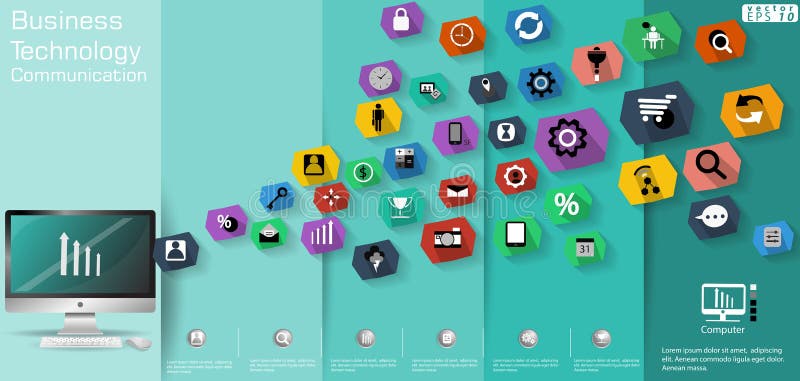 Business Lamp for Design Modern Idea and Concept Vector Illustration ...