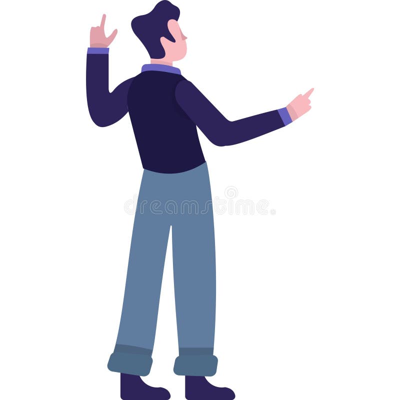 Vector Business Man Gesturing, Boss Character Icon Stock Vector ...