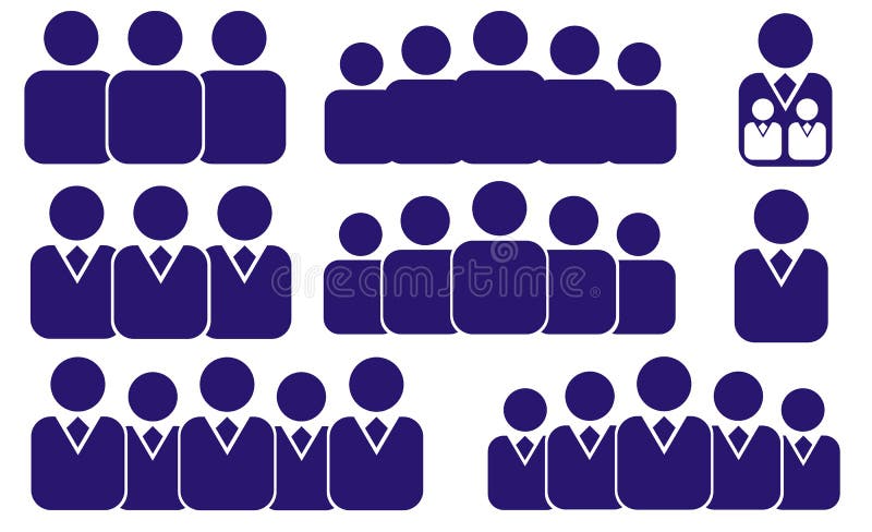 Business people chain stock vector. Illustration of congregation - 2218113