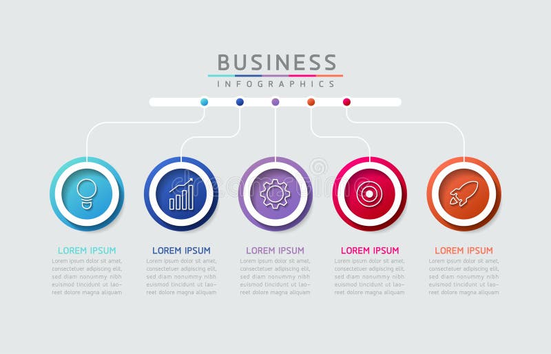 Vector Business Presentation Connecting Steps Infographic Timeline ...