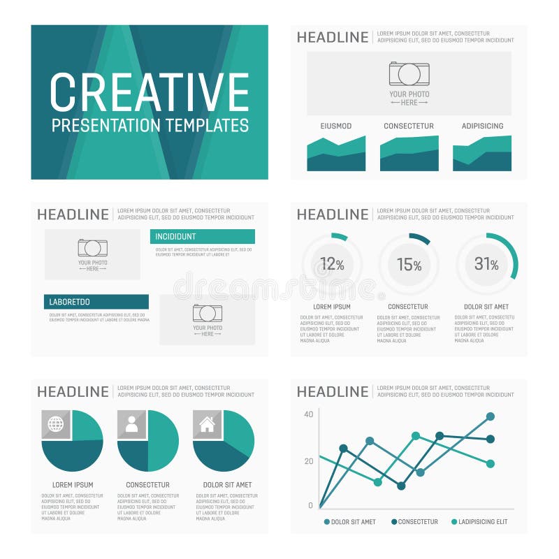 Vector Business Presentation Template Slides Background Design Stock ...