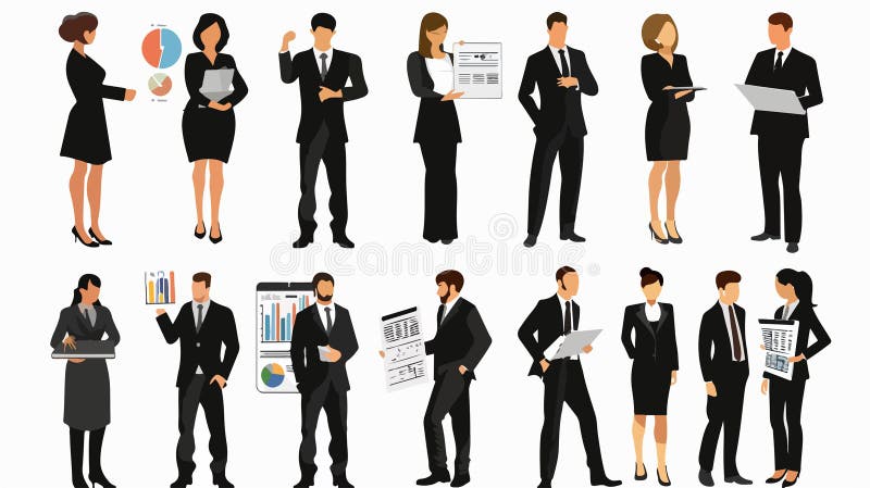 Professional Vector Business Illustrations for Design Concepts Stock ...