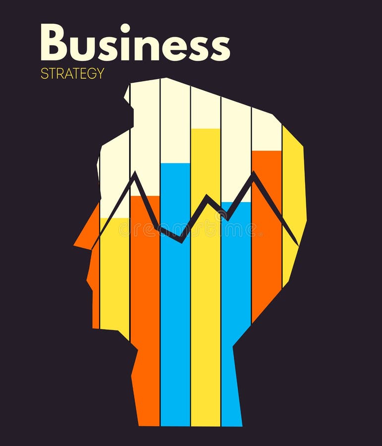 Vector business strategy stock vector. Illustration of analytics - 63458831