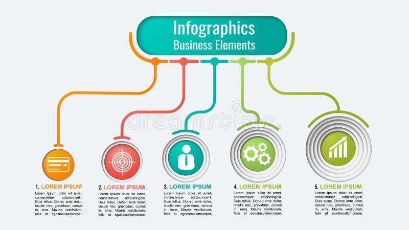 Vector Business Template for Presentation. Stock Vector - Illustration ...