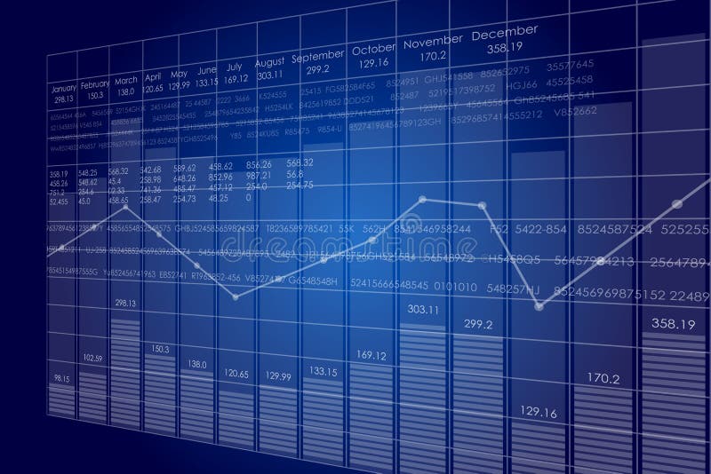 Vector Business Background Illustration. Stock Vector - Illustration of ...