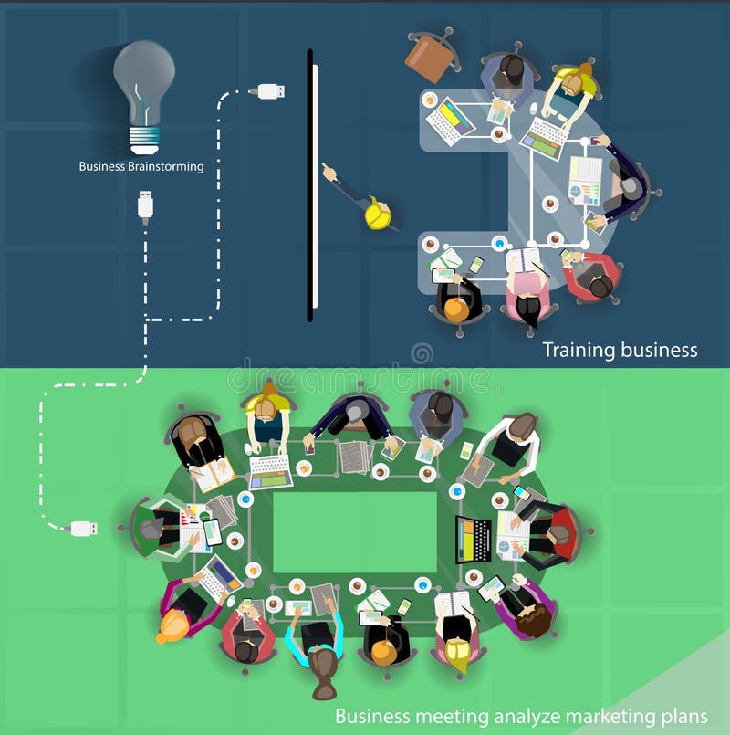 Brainstorming Meeting Stock Illustrations – 27,352 Brainstorming ...