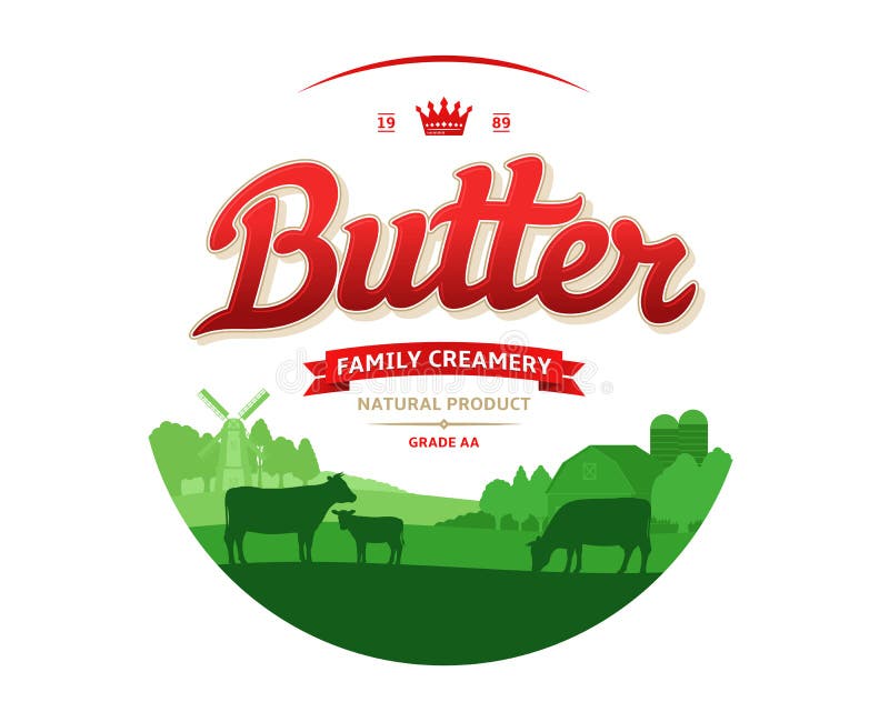 Butter Font Stock Illustrations – 828 Butter Font Stock Illustrations ...