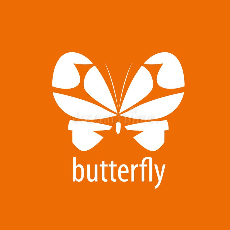 Vector butterfly logo stock vector. Illustration of template - 126464343