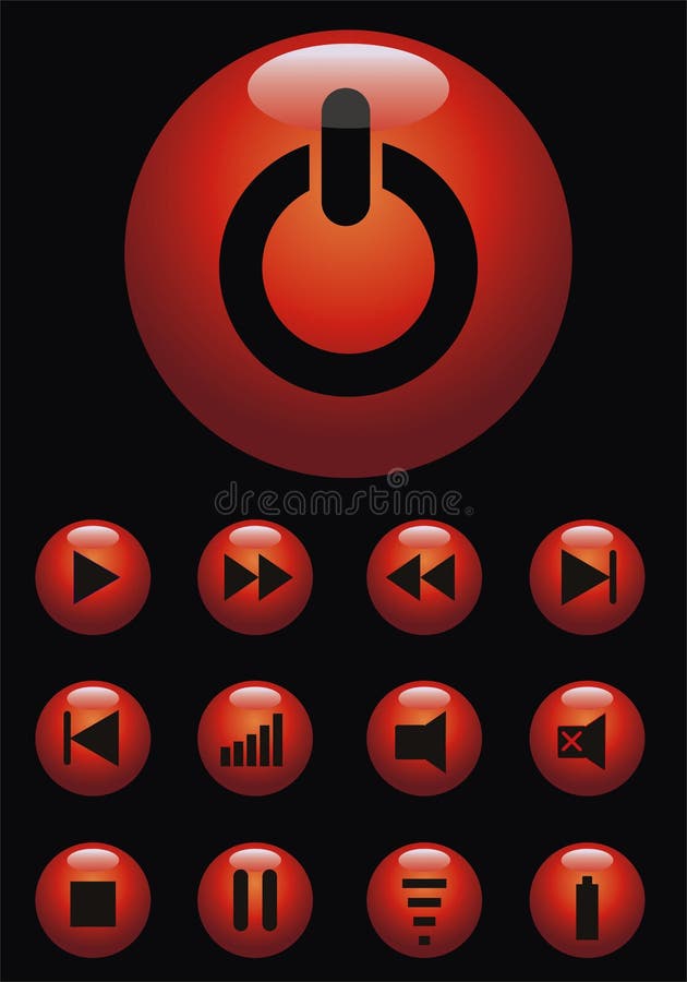 Web button stock vector. Illustration of website, symbol - 6846117