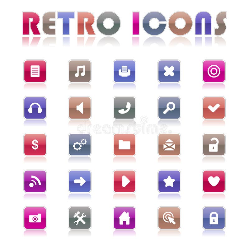 Vector Buttons Icon Set . Web Symbol Set Stock Illustration ... Vector Buttons Icon Set . Web Symbol Set Stock Illustration ...