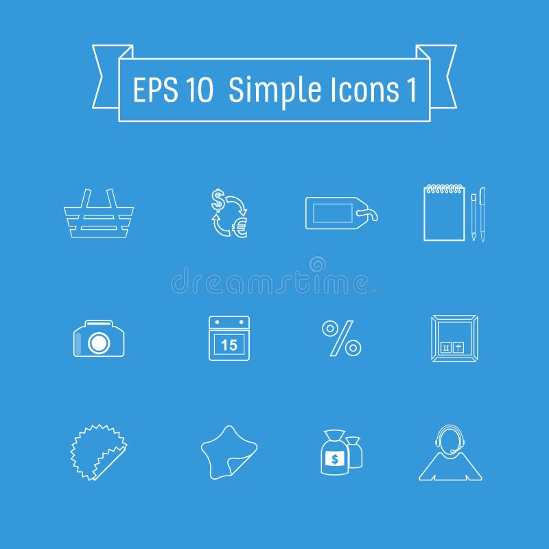 Vector Buttons Icon Set . Web Symbol Set Stock Illustration ... Vector Buttons Icon Set . Web Symbol Set Stock Illustration ...
