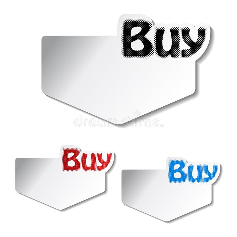 Vector buy sticker stock vector. Illustration of retail - 17367071
