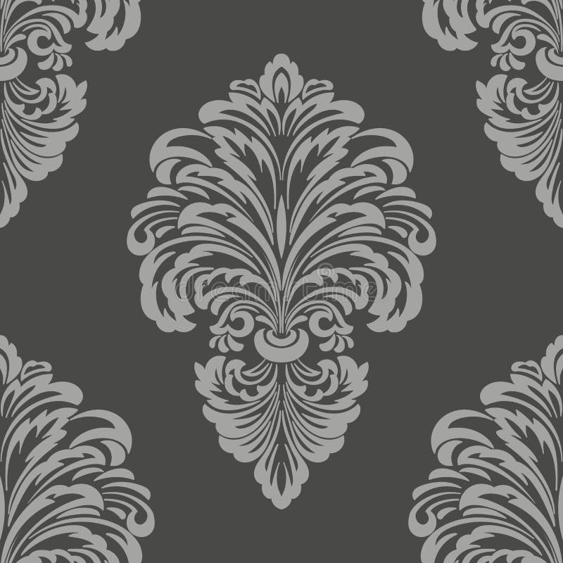 Seamless Floral Pattern Bw Stock Illustrations – 508 Seamless Floral ...