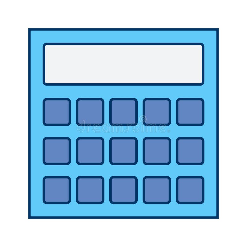 Vector Calculation Icon for Personal and Commercial Use Stock ...