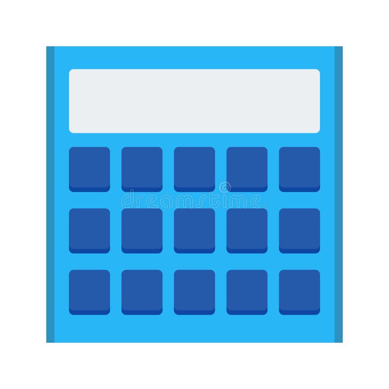 Vector Calculation Icon for Personal and Commercial Use. Stock ...