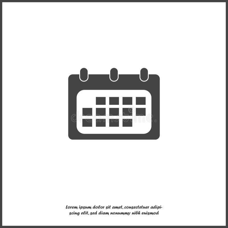 Blank Calendar Flat Vector Stock Illustrations – 8,185 Blank Calendar ...