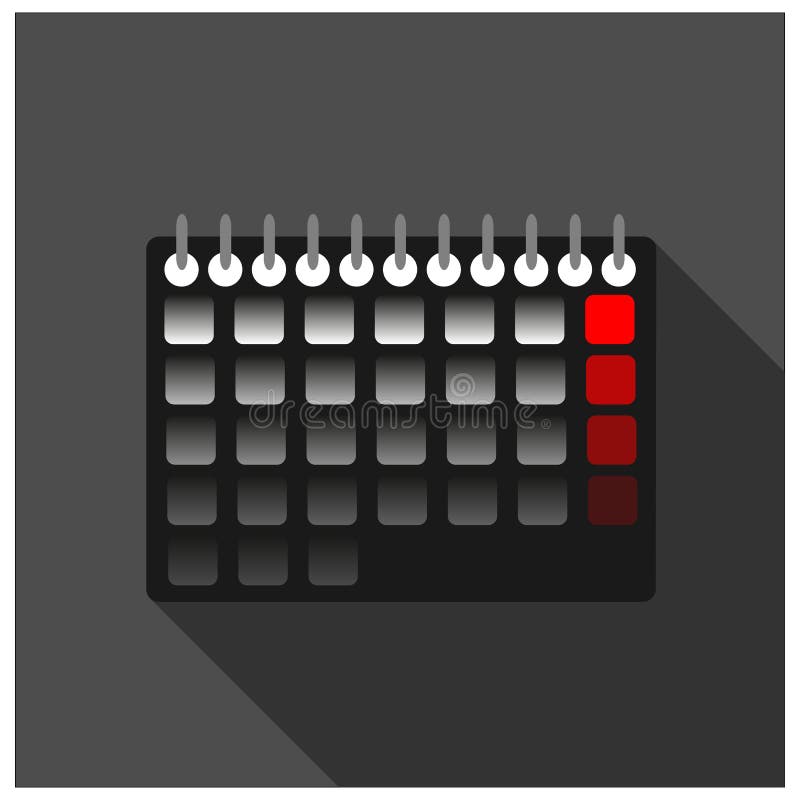 Vector calendar stock vector. Illustration of vector - 47860550