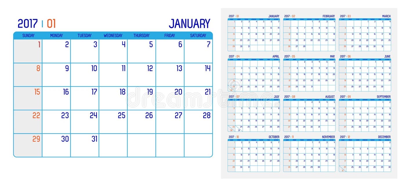 12 Month Calendar Stock Illustrations – 12,019 12 Month Calendar Stock ...