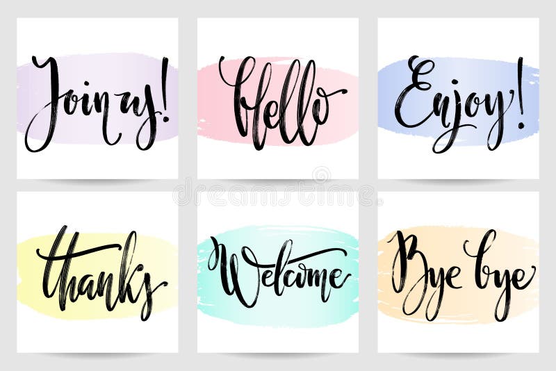Vector Set of Calligraphic Hand Written Numbers. Design Elements, Brush ... Vector Set of Calligraphic Hand Written Numbers. Design Elements, Brush ...
