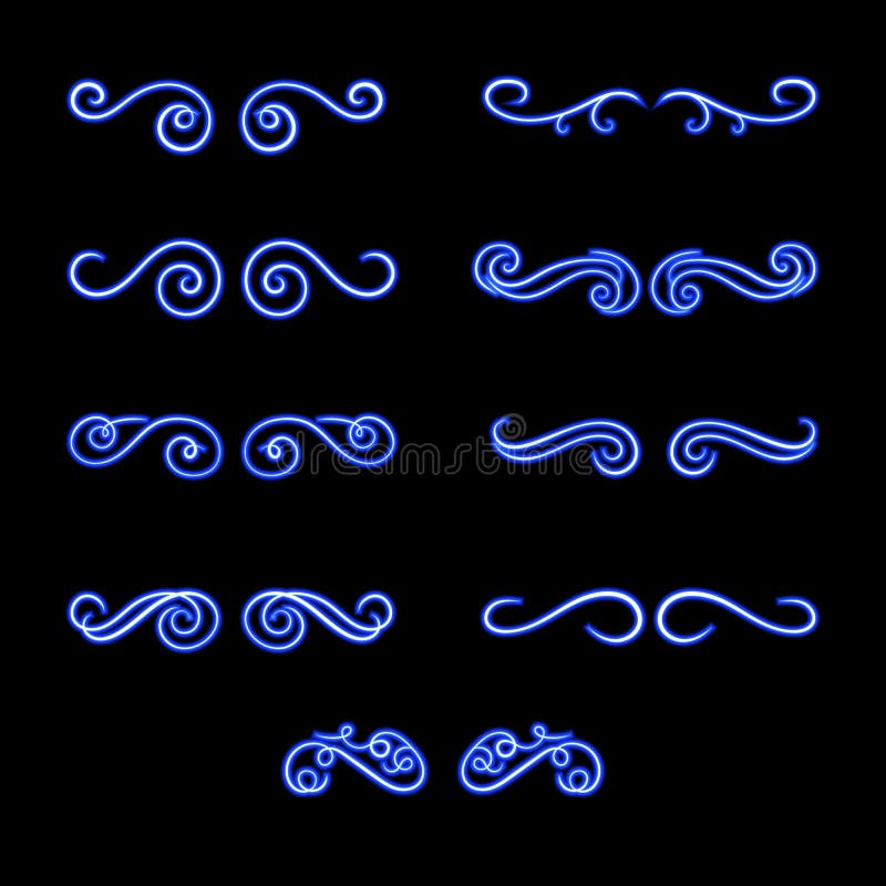 Calligraphy Design Elements Stock Vector - Illustration of illustration ...