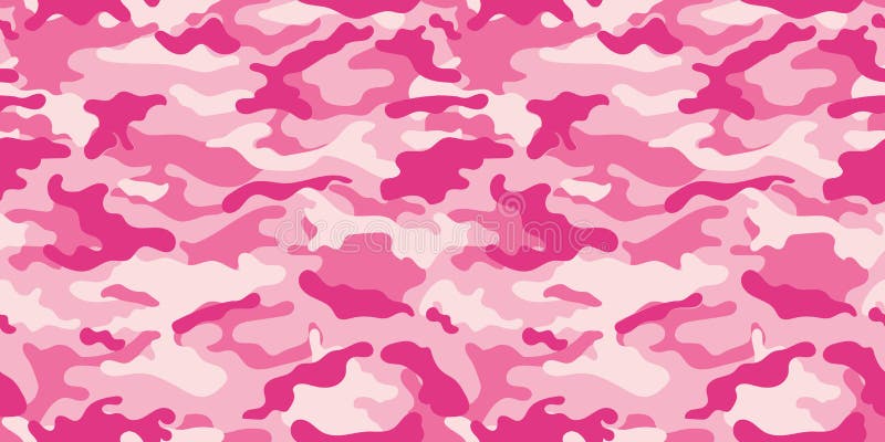 Vector Camouflage Pattern for Clothing Design. Pink Camouflage Military ...