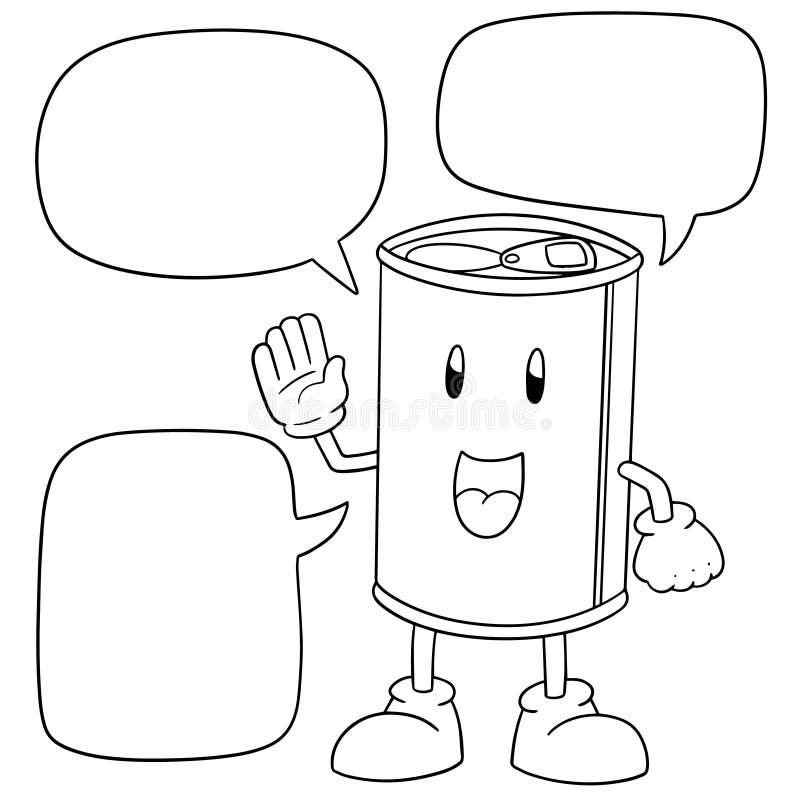 Vector of can stock vector. Illustration of graphic - 119337842
