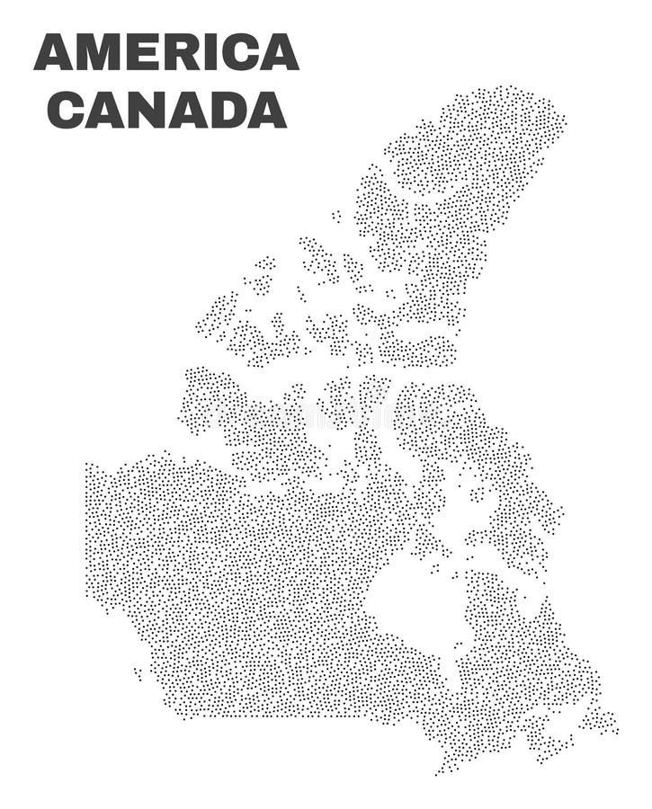 Canada Map Dots Stock Illustrations – 480 Canada Map Dots Stock ...