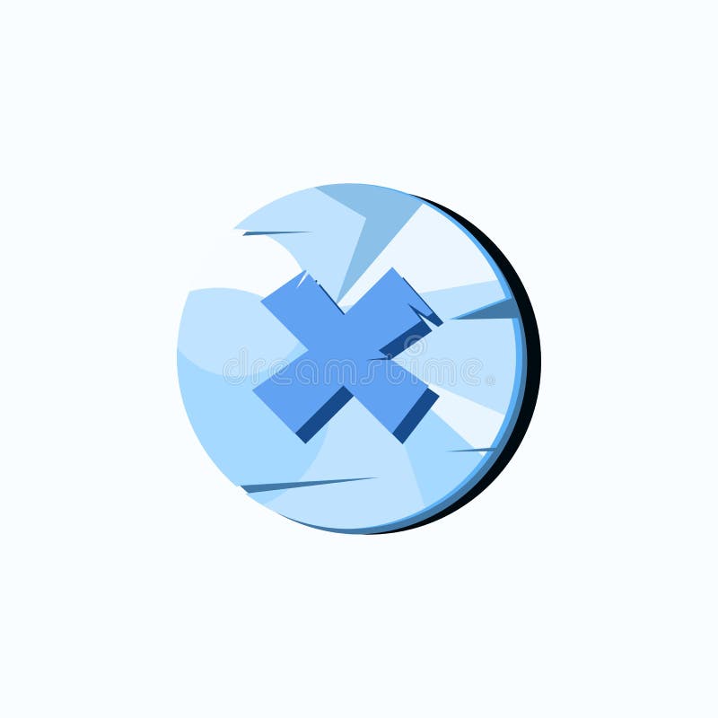 Cancel button stock vector. Illustration of button, note - 122695131