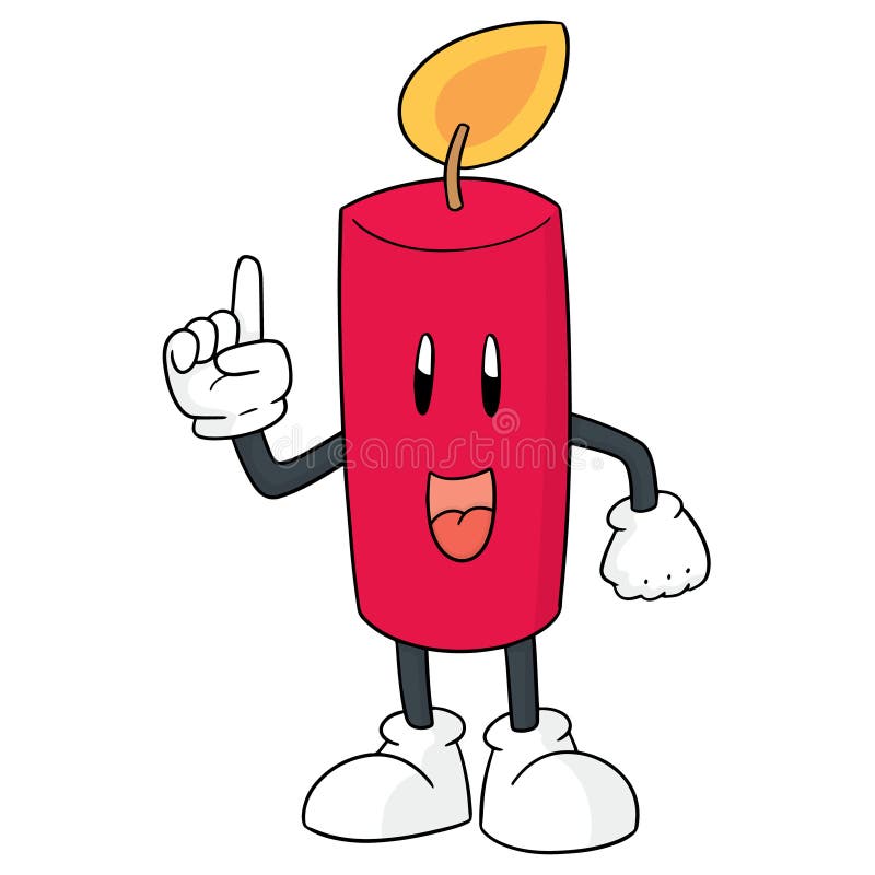 Vector set of candle stick stock vector. Illustration of drawing ...