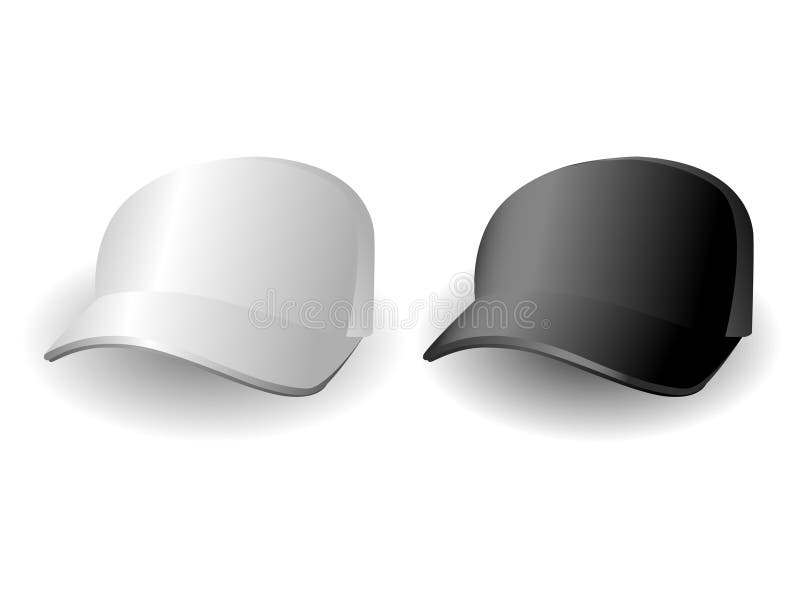 White vector baseball cap stock vector. Illustration of white - 9142041